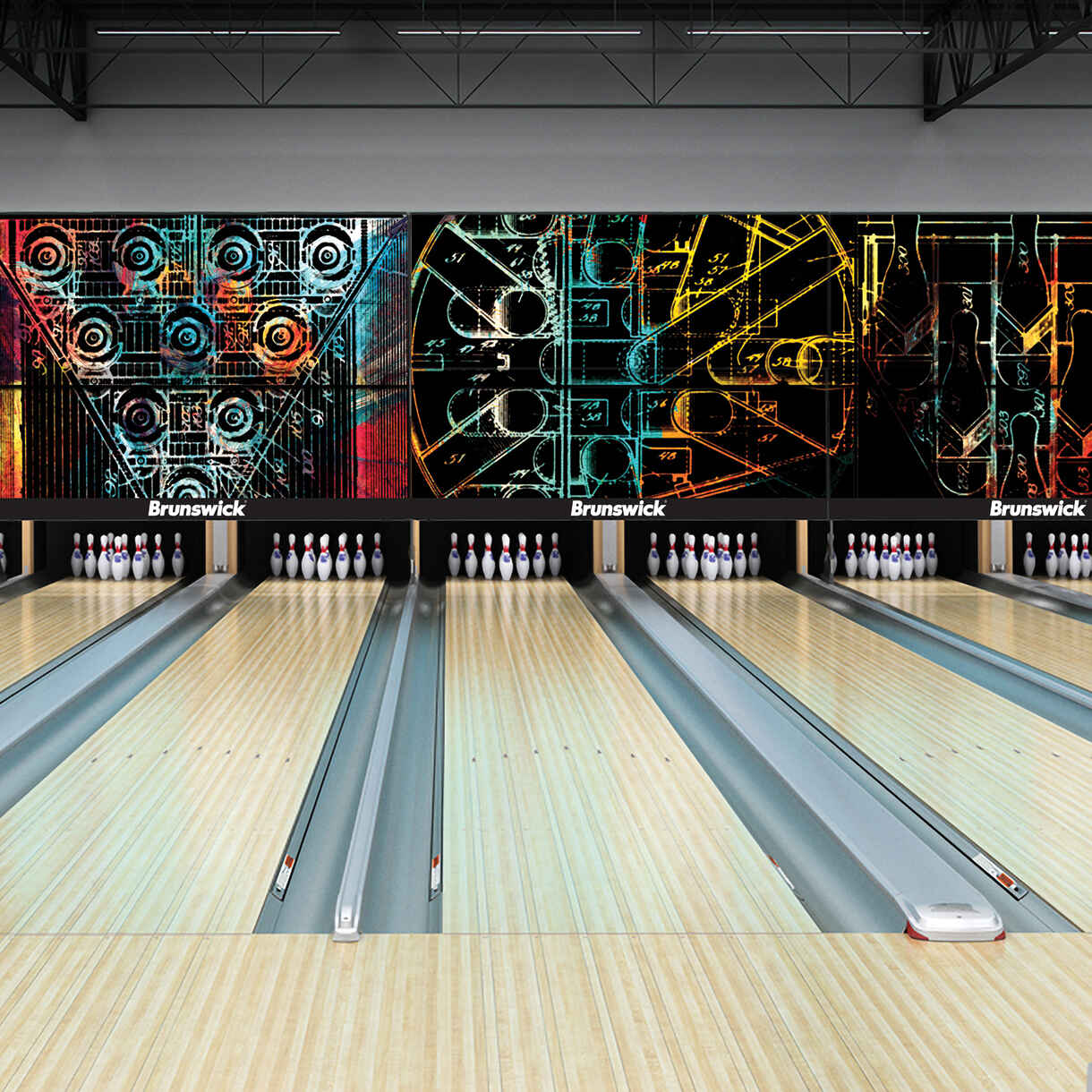 Not Blue Print | Brunswick Bowling