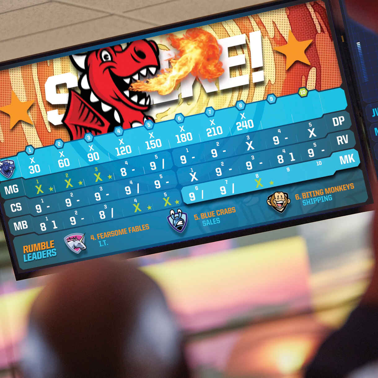 Overhead Display | Brunswick Bowling