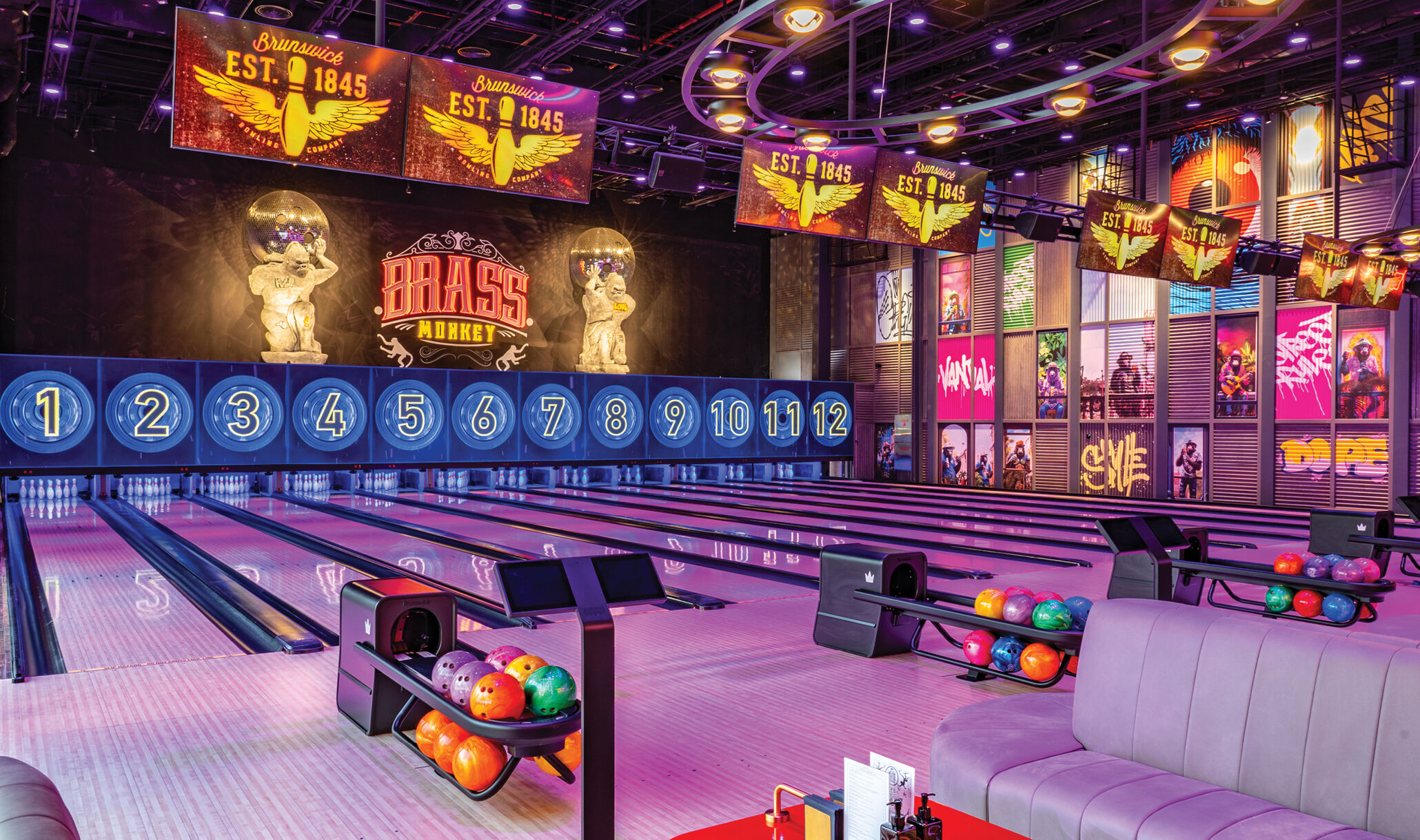 Brass Monkey Citywalk - Dubai, UAE | Brunswick Bowling