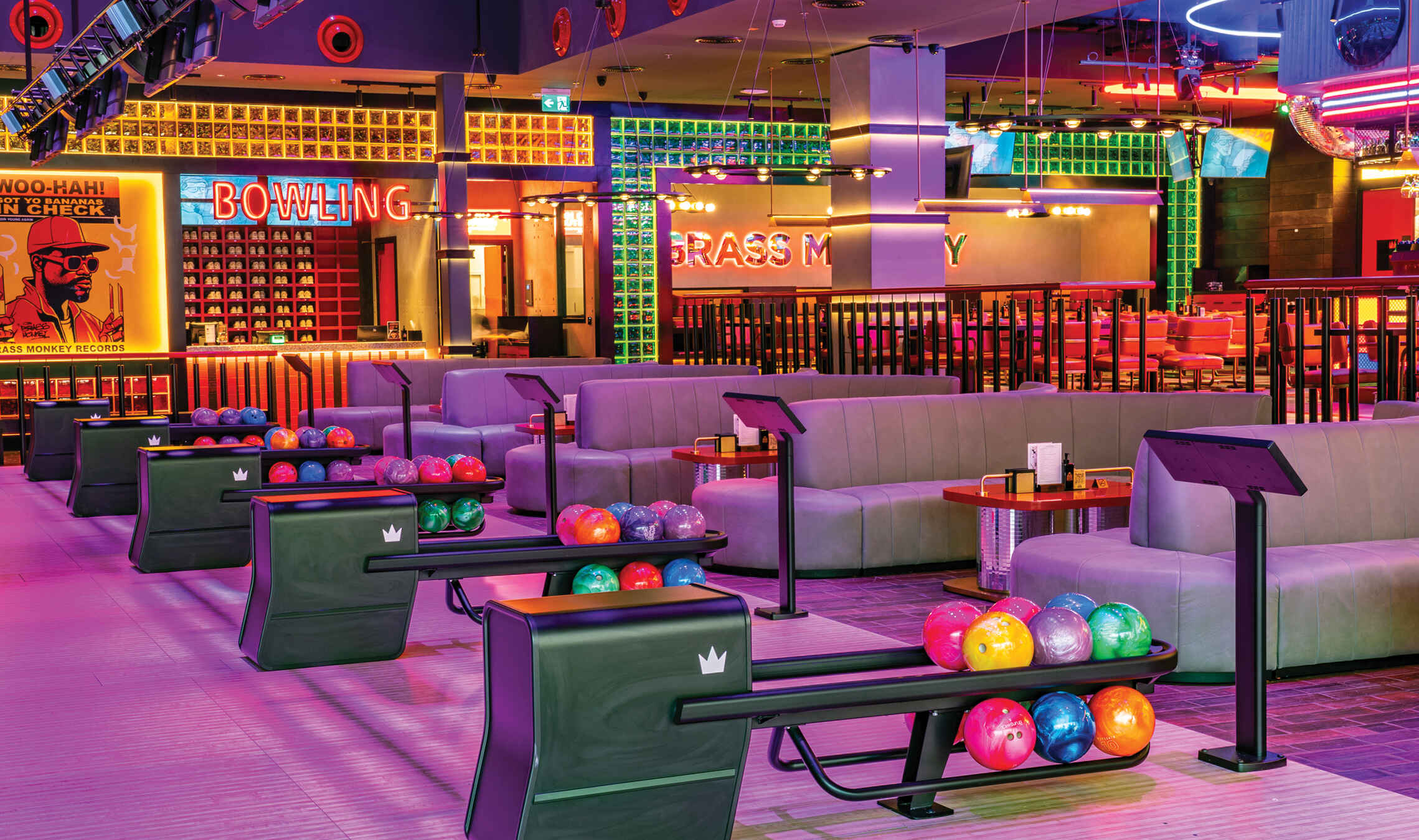 Brass Monkey Citywalk - Dubai, UAE | Brunswick Bowling