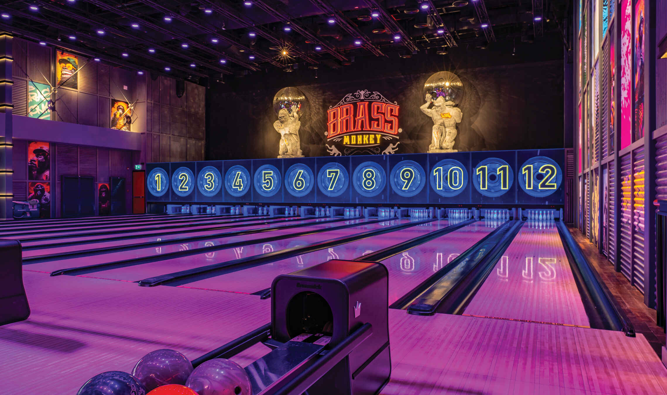 Brass Monkey Citywalk - Dubai, UAE | Brunswick Bowling